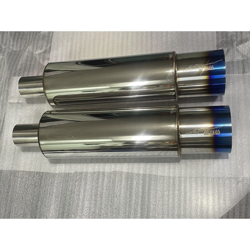 HKS JASMA TITANIUM 2" in 4” HI-Power Bass stainless steel universal ...