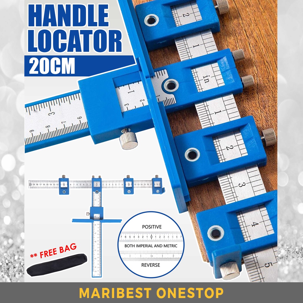 20CM Handle Locator Measuring Leveling Marking Guide / Wood Punch ...