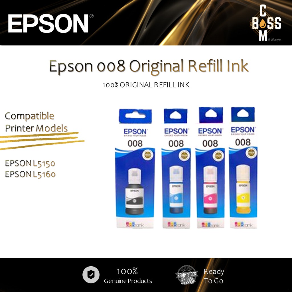 *Ready Stock* 100% Original Epson 008 Refill Ink | Shopee Malaysia