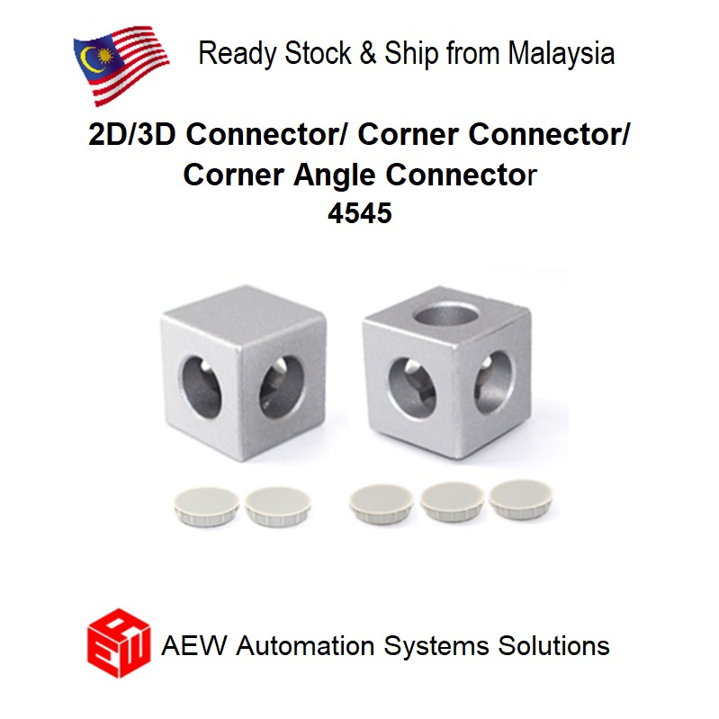 2D3D Connector/ Angle Corner Connector for 4545 Aluminium Profile ...