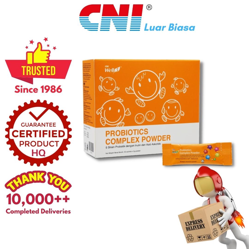 CNI Well3 Probiotic Complex Powder (30s x 2g powder) - Good Digestion ...