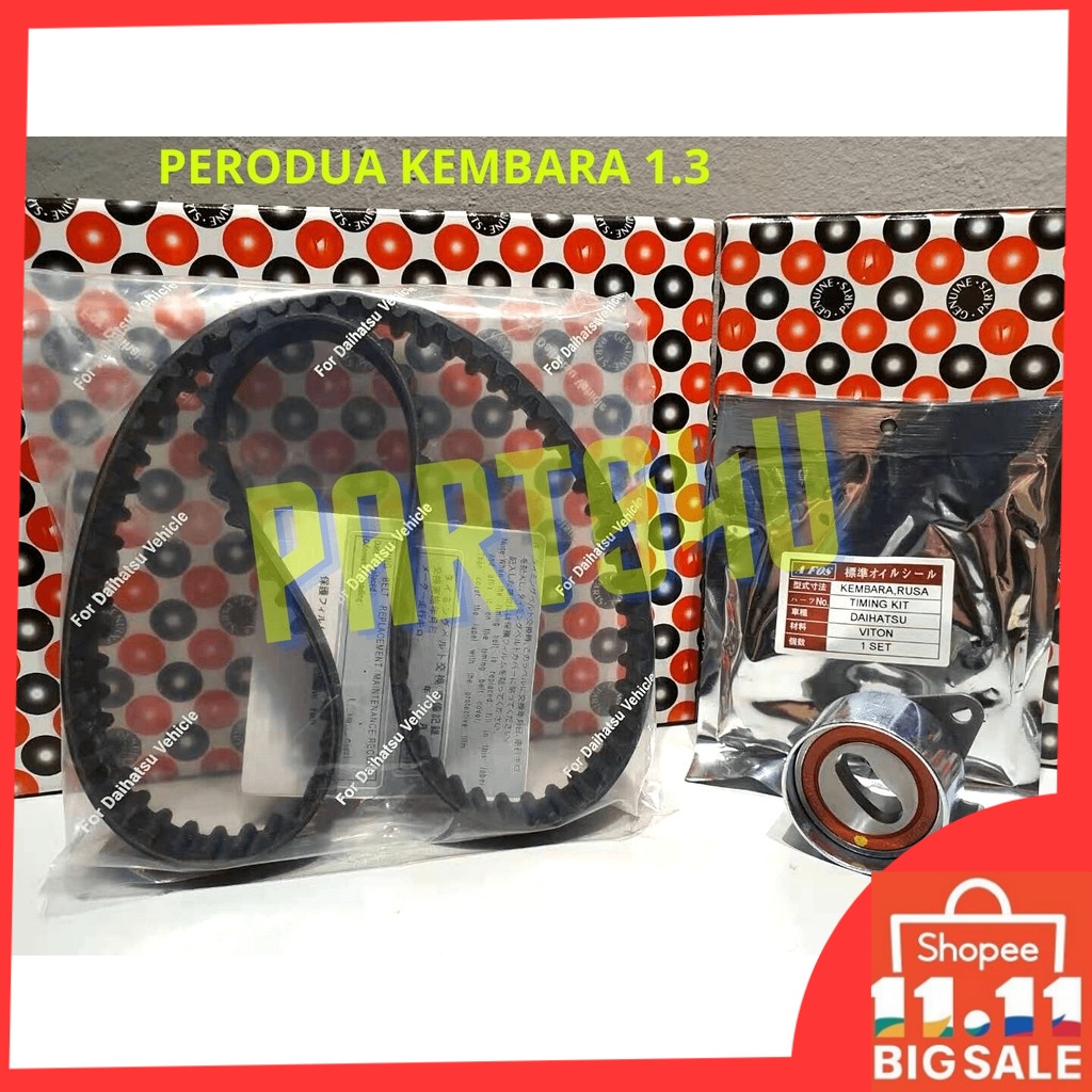 PERODUA KEMBARA HC 1.3, RUSA 1.3, DAIHATSU S89 TIMING BELT KIT SET 100K ...