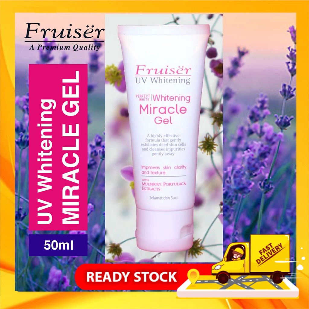 Fruiser - UV Whitening Miracle Gel - 50ml | Shopee Malaysia