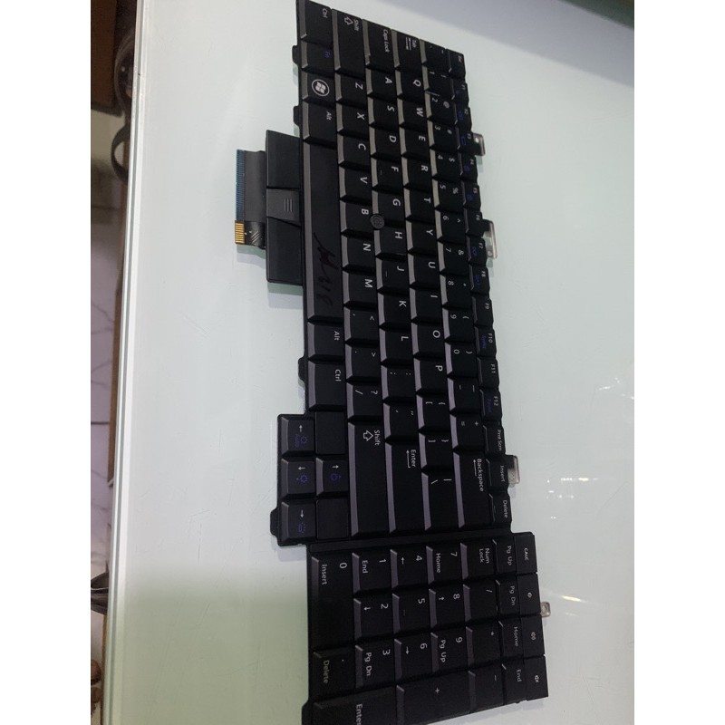 Dell Precision M6400 M6500 genuine laptop keyboard with led light ...