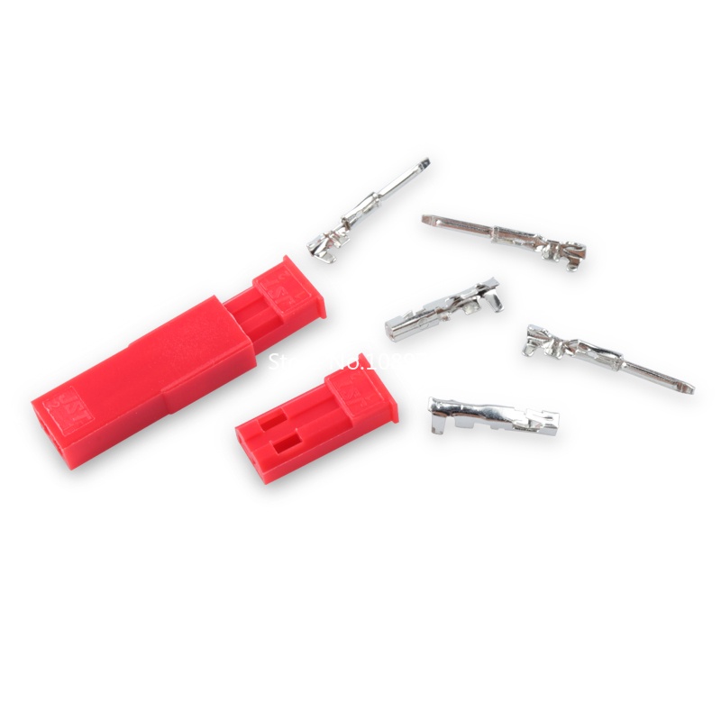 10sets 2.54mm JST SYP 2-Pin Female & Male Red Plug Housing Crimp Terminal Connector Kit | Shopee ...