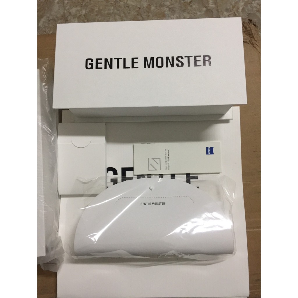 Gentle Monster brand glass box (GM) white | Shopee Malaysia