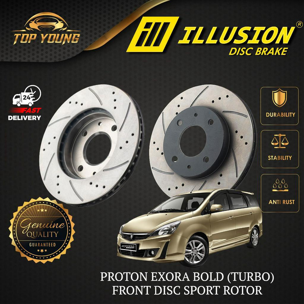 ILLUSION PROTON EXORA BOLD (TURBO) FRONT & REAR ( DEPAN & BELAKANG ...