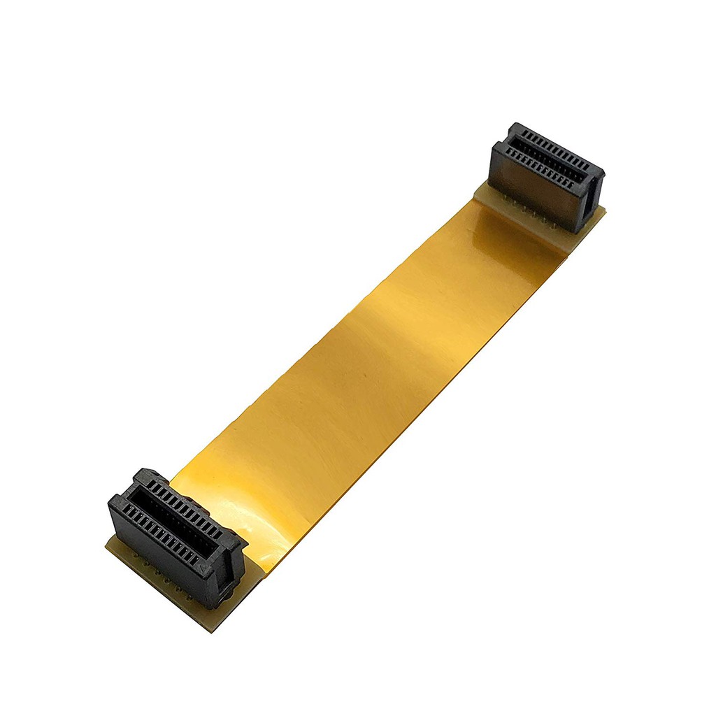 EZDIY-FAB Nvidia SLI Flexible Cable 100mm, Graphics Card Bridge Cross ...