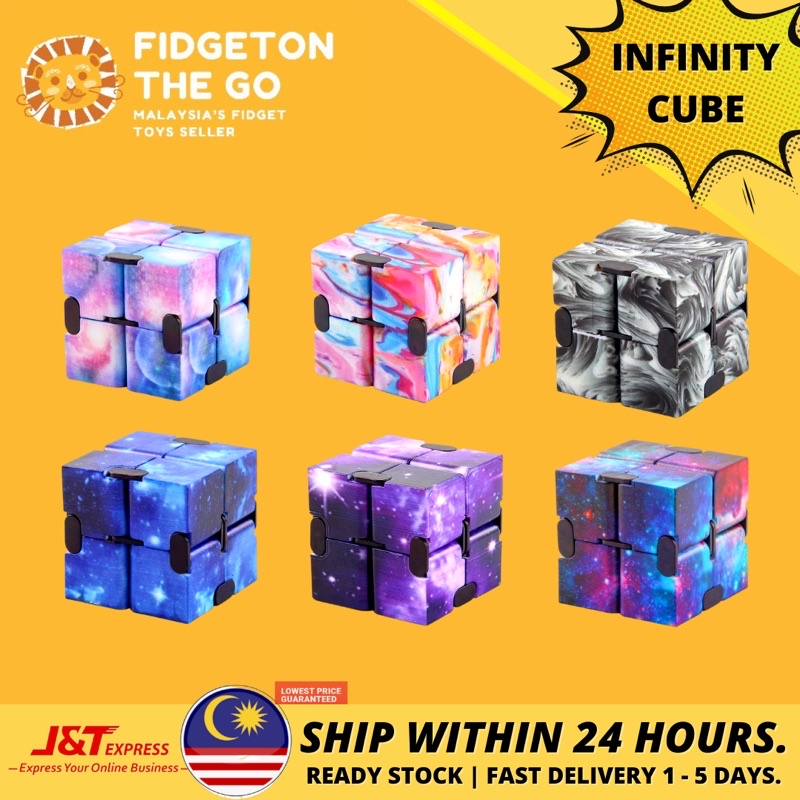 [J&T Express] Infinity Cube Fidget Pad Figet Toy Anti Stress Toy ...