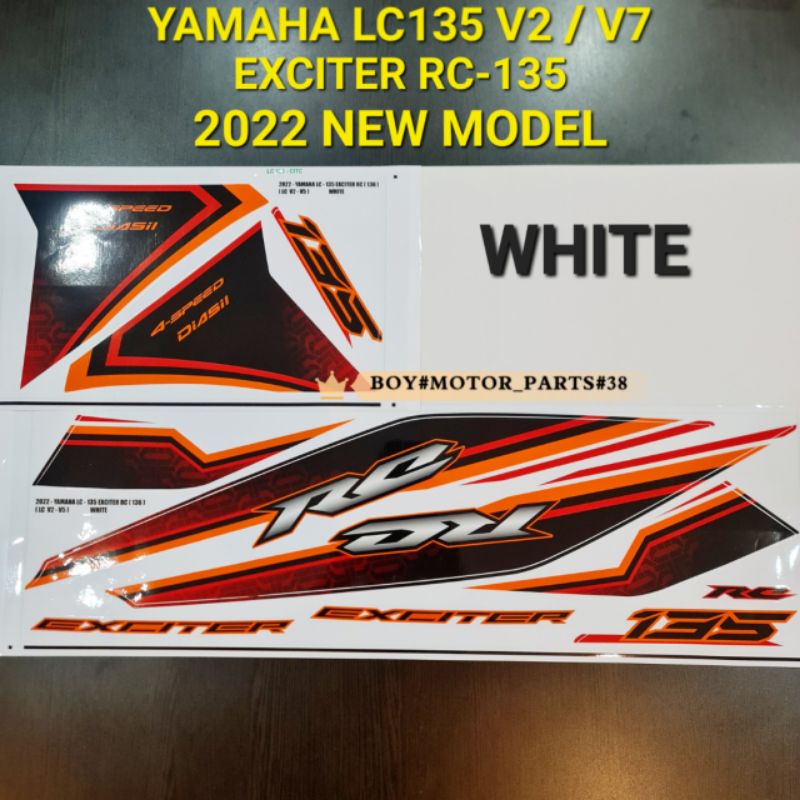 YAMAHA LC135 NEW LCV2 V3 V4 V5 V6 V7 EXCITER RC - 135 ( 136 ) BODY ...