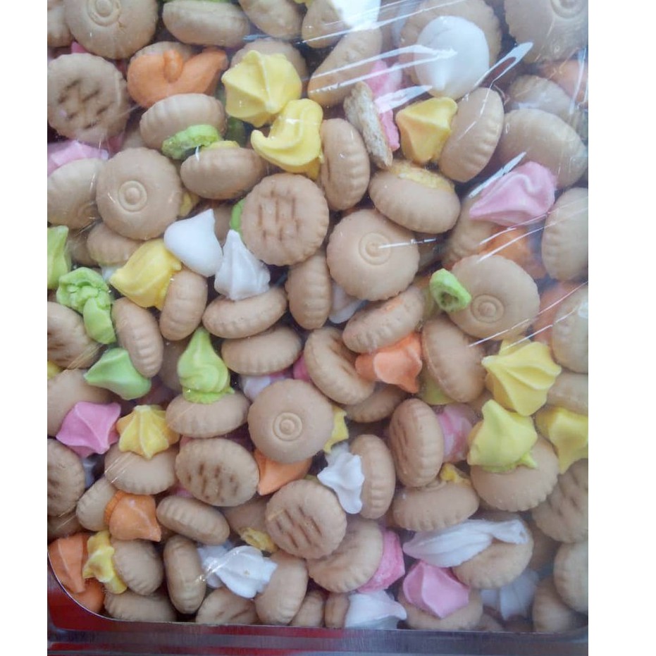 biskut ais krim /biskut biji asam/ biskut bunga warna warni / Iced Gem ...