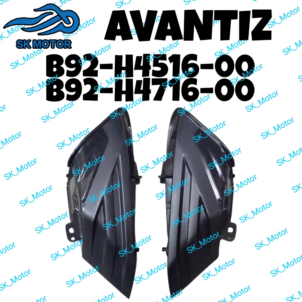Yamaha EGO AVANTIZ Original Inner Cover Full Set Kaver Hitam Meter Tank ...