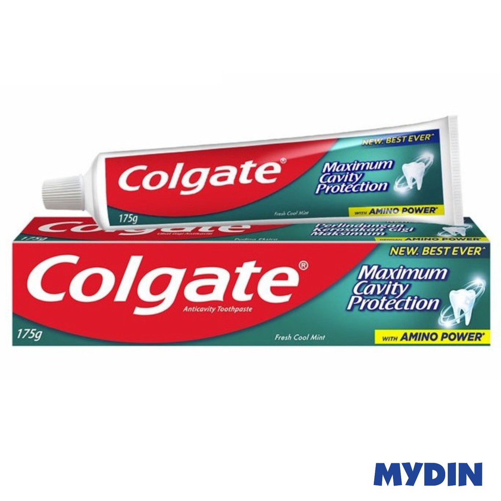 Spot Colgate Maximum Cavity Protection Fresh Cool Mint Toothpaste (2 x ...