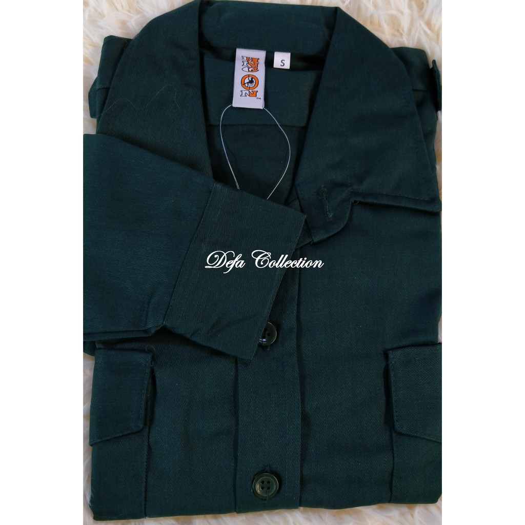 Baju Uniform Sekolah Kemeja Kadet Remaja Sekolah (KRS) Lengan Panjang ...