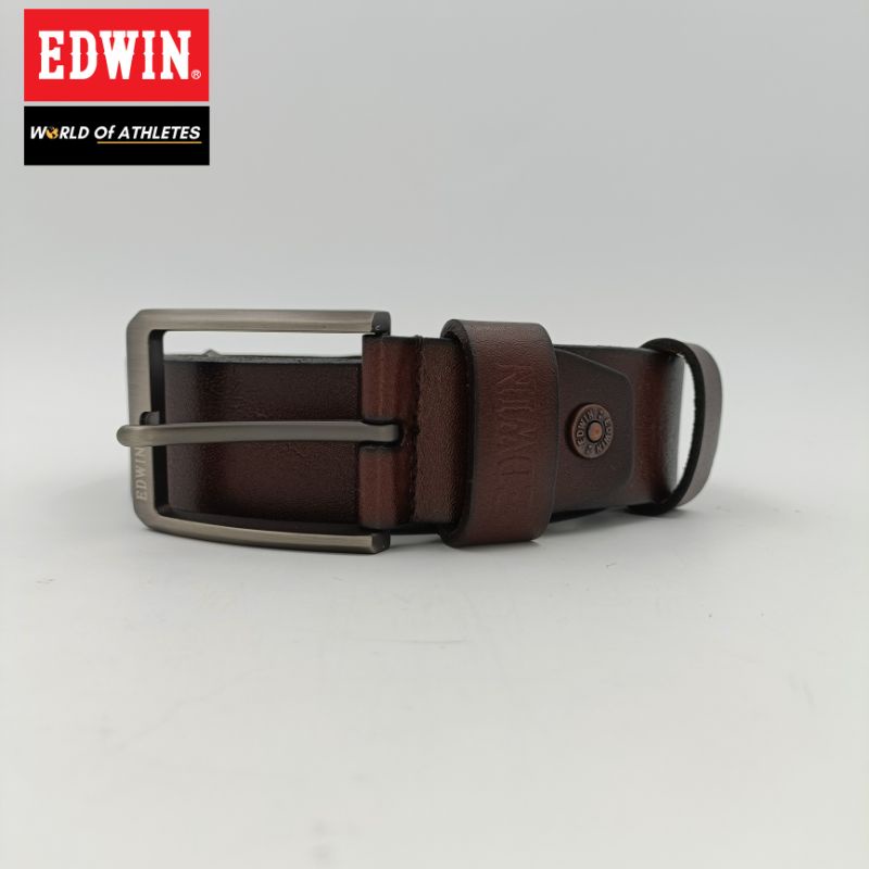 Original Edwin Leather Belt (EEBT 35324) | Shopee Malaysia