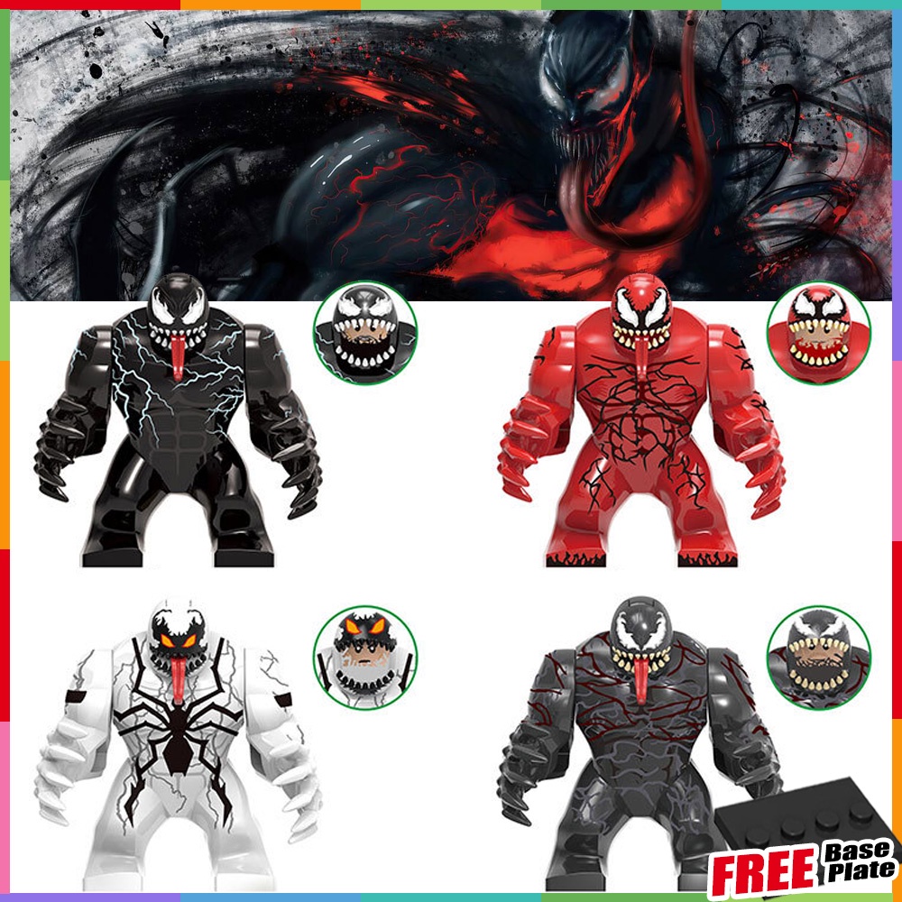 Venom Minifigures Carnage Anti-Venom Riot Marvel Symbiote Children ...