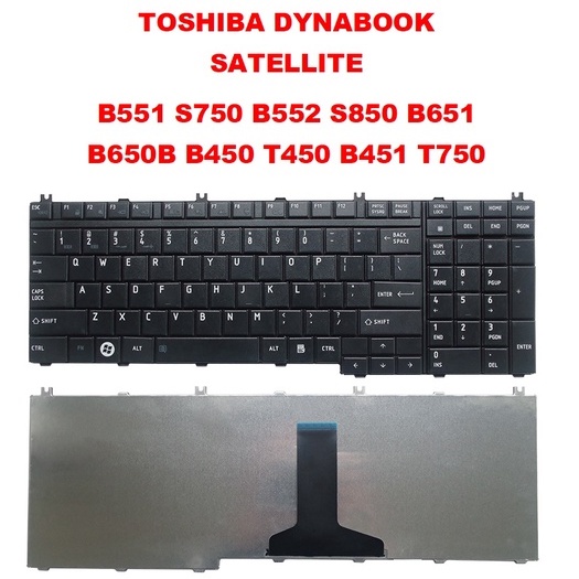TOSHIBA DYNABOOK SATELLITE B551 S750 B552 S850 B651 B650B B450 T450 ...