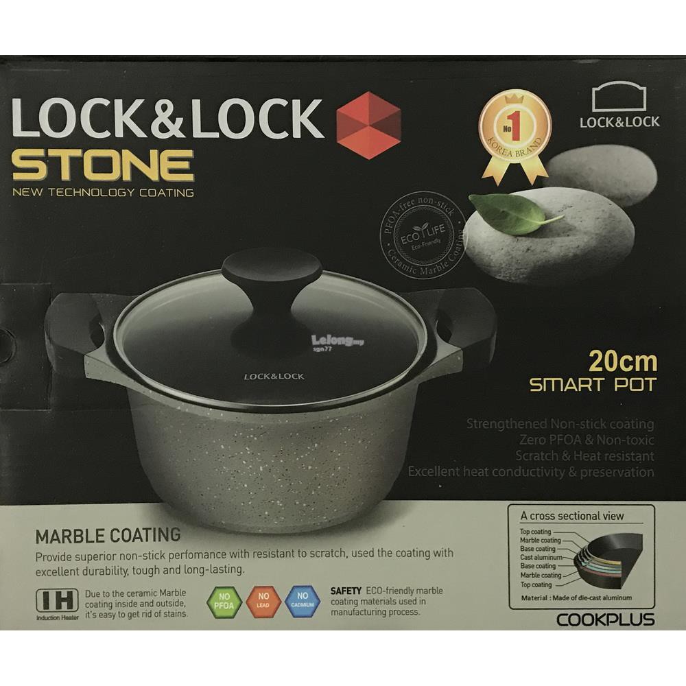 Lock & Lock stone 20cm smart pot Nutrilite Amway | Shopee Malaysia