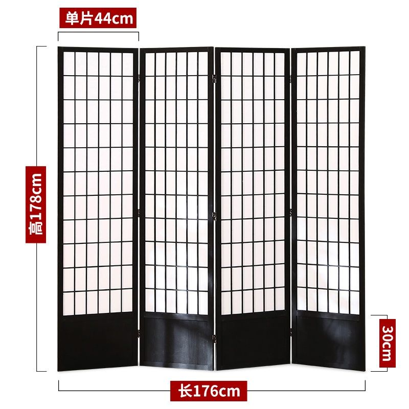 Japanese-style screen partition porch folding mobile living room simple ...