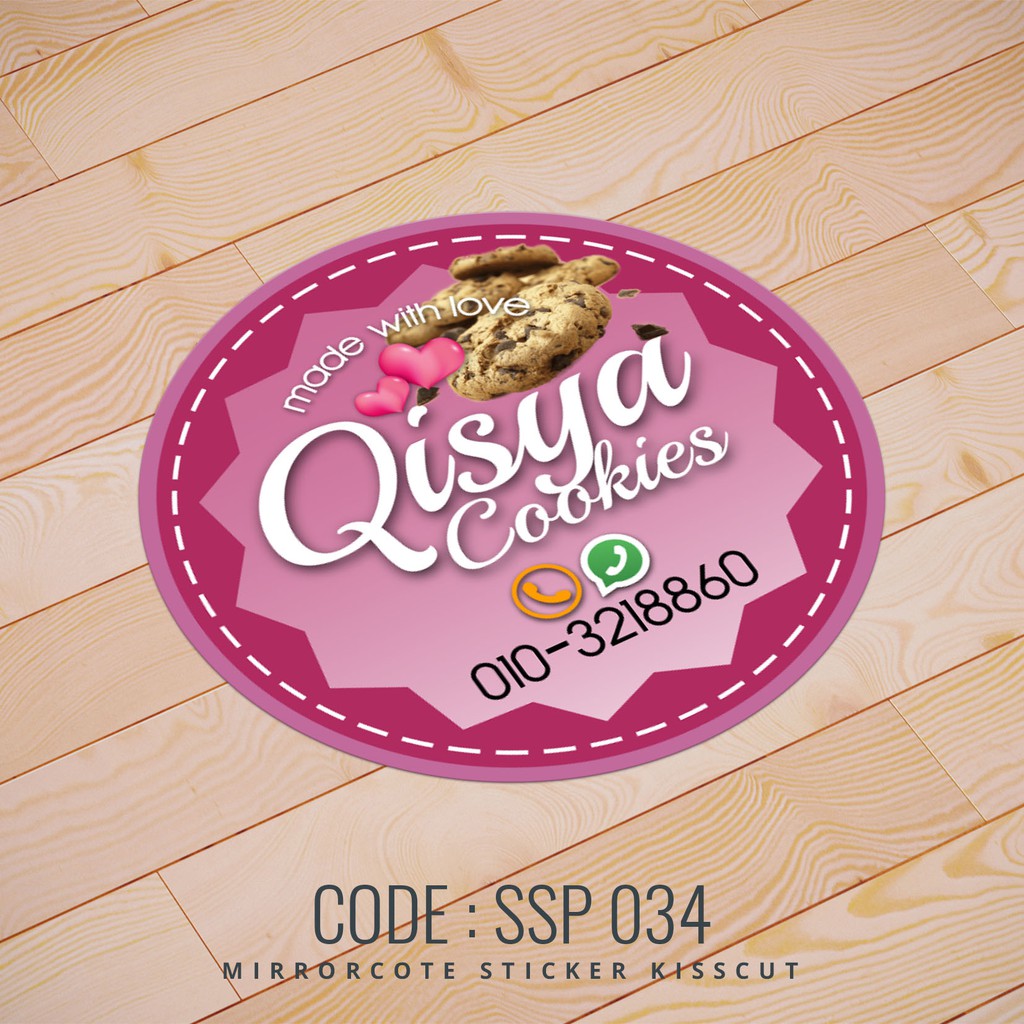 STICKER COOKIES KUIH RAYA STIKER PREMIUM COOKIES COKLAT DIP CHOCOJAR ...