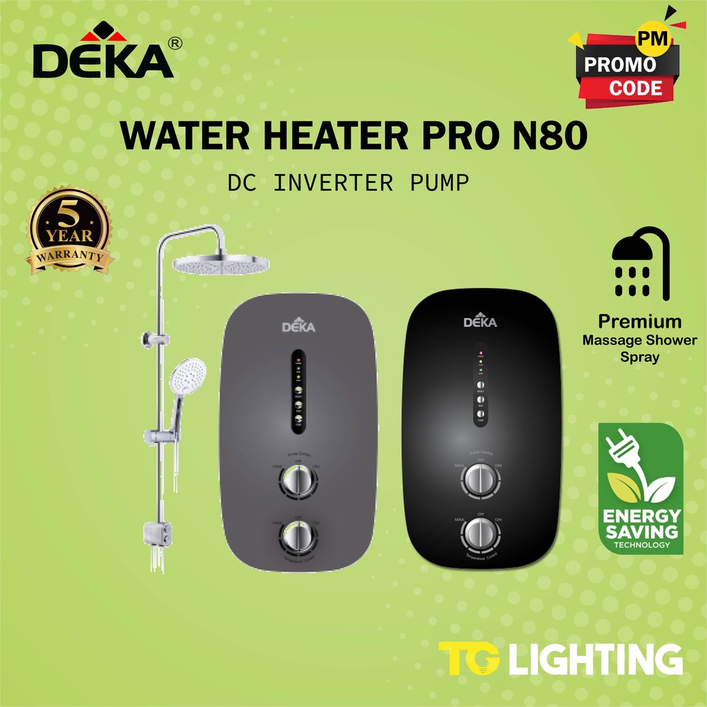𝗗𝗘𝗞𝗔 𝗝𝗘𝗧 DC 𝗜𝗡𝗩𝗘𝗥𝗧𝗘𝗥 𝗣𝗨𝗠𝗣 𝗪𝗔𝗧𝗘𝗥 𝗛𝗘𝗔𝗧𝗘𝗥 𝗣𝗥𝗢 𝟴𝟬 | Shopee Malaysia