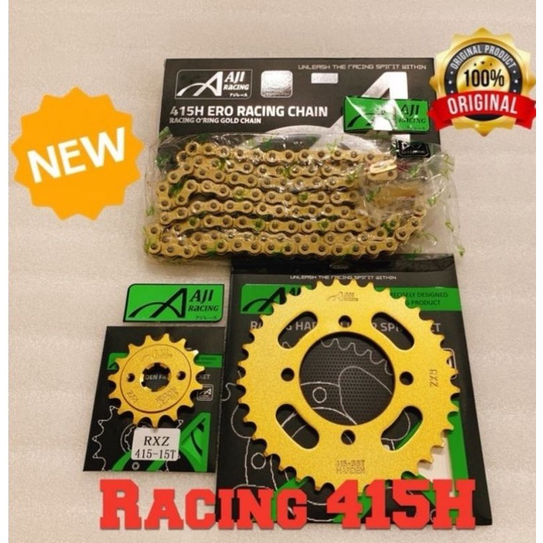 RS150 CBR150 RXS 415H O-RING AJI Racing Chain/HeavyDuty Chain+Aji ...