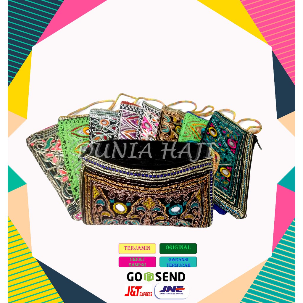 Typical Pakistani Pouch Wallet size L 22x11 cm By Hajj and Umrah / Pcs ...