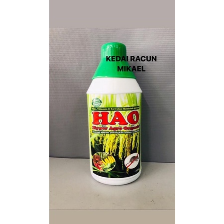 HAO HYPER ORGANIC AGRO O1 LITER DIJAMIN PENINGKATAN HASIL PADI SEHINGGA ...