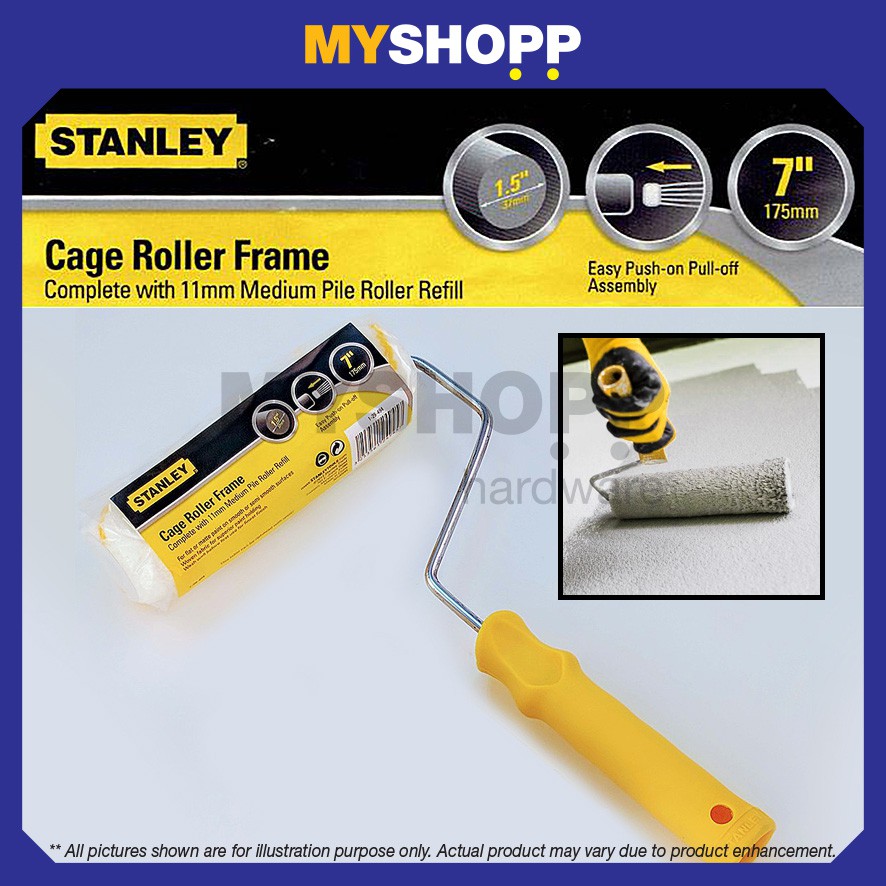 Stanley Cage 7" Paint Roller set 100% Original 7" (175MM) Paint Roller ...