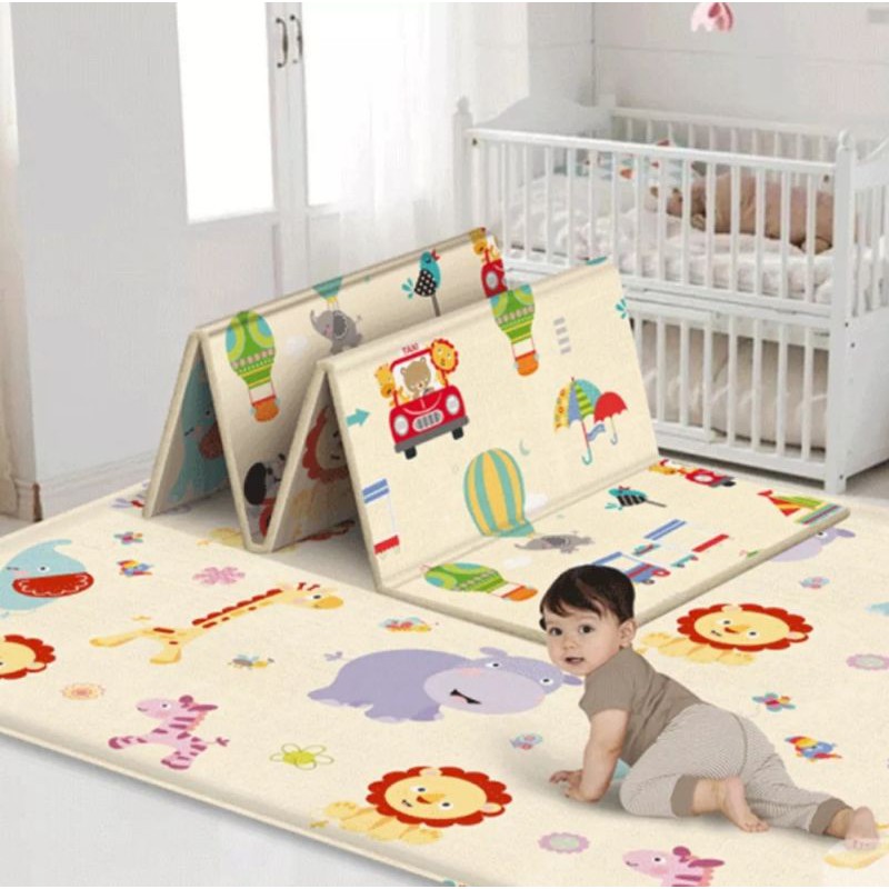 baby playmat anti-slip cartoon kids foldable waterproof | Shopee Malaysia