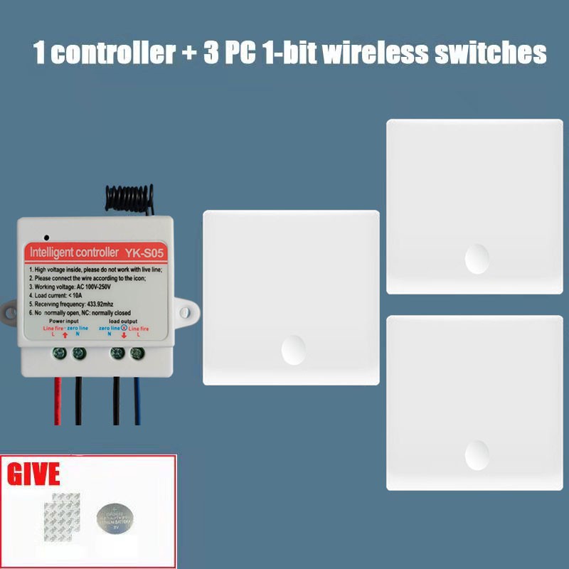 240V Remote switch Wiring-free wireless remote control smart switch ...