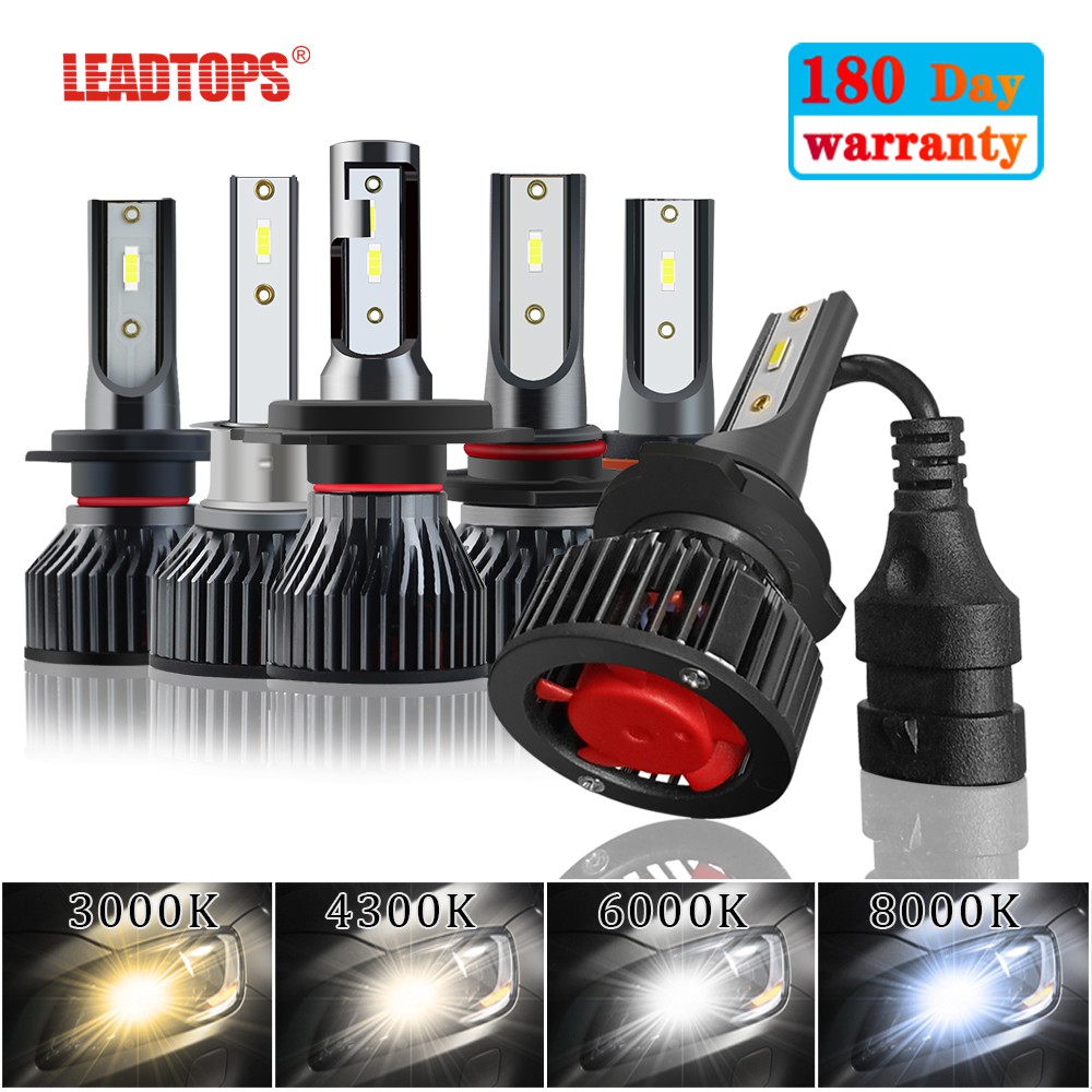LEADTOPS Car LED Headlight Fog CSP Lamp Beads 3000K 4300K 6000K 8000K ...