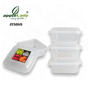 🔥【READY STOCK】🔥 APPLE LADY BPA Free Multipurpose Round Container Food ...