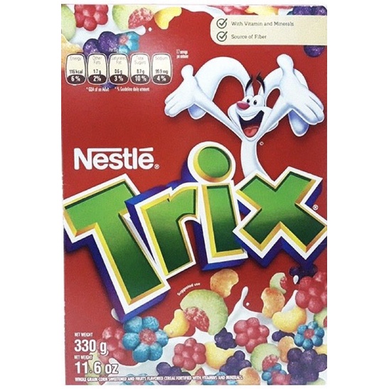 Nestlé Trix Breakfast Cereal/Cake (Fruit Flavor) - Box of 330g | Shopee ...