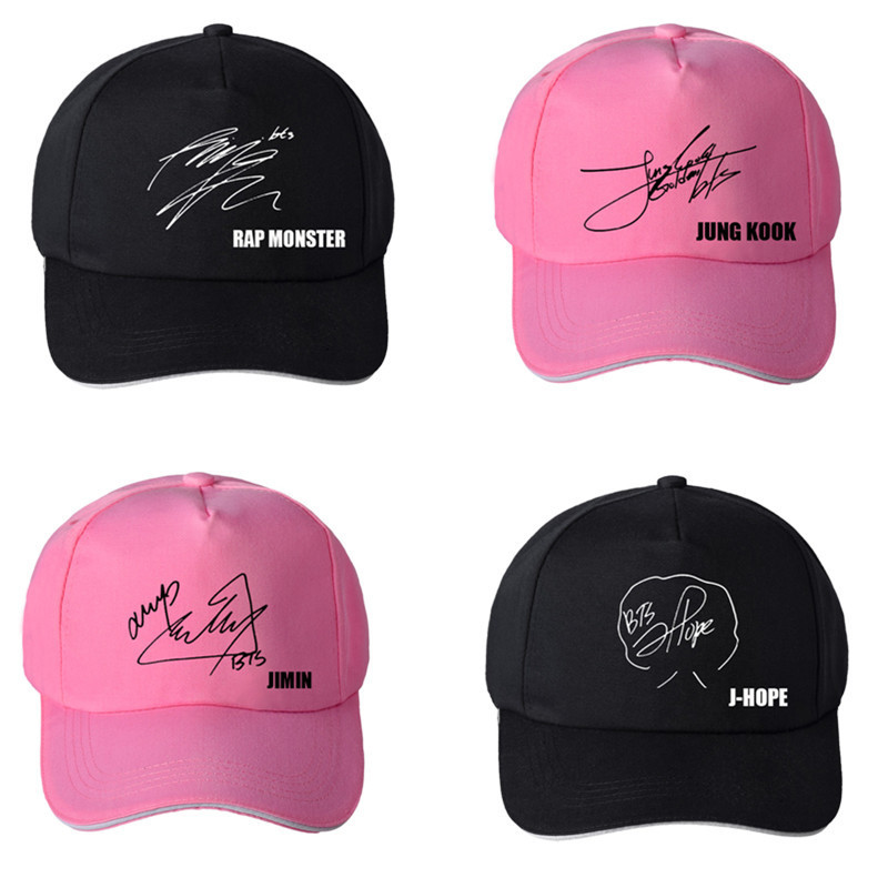 KPOP BTS Hats Caps Jin Tata BT21 Fashion Accessories Korean Simple ...