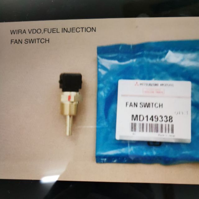 💯PROTON WIRA VDO,FUEL INJECTION FAN SWITCH (MD149338) | Shopee Malaysia