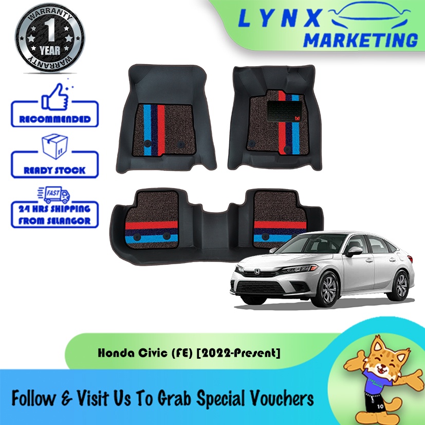 [ADD-Ons] BLUECAT 5D Carpet Second Layer Only For Honda Civic [FE ...