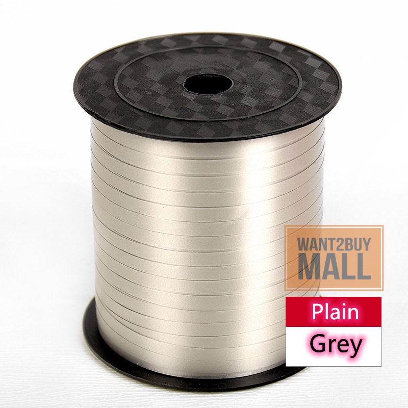 🇲🇾 🏆 100/250/500 Yards Roll Laser Plain Ribbon Balloon String Tied Rope ...