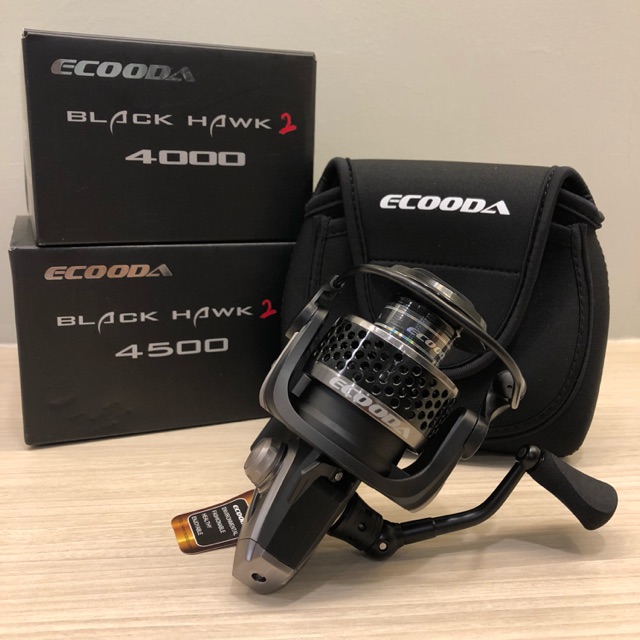 ECOODA BLACK HAWK 2 4000 4500 SPINNING FISHING REEL | Shopee Malaysia