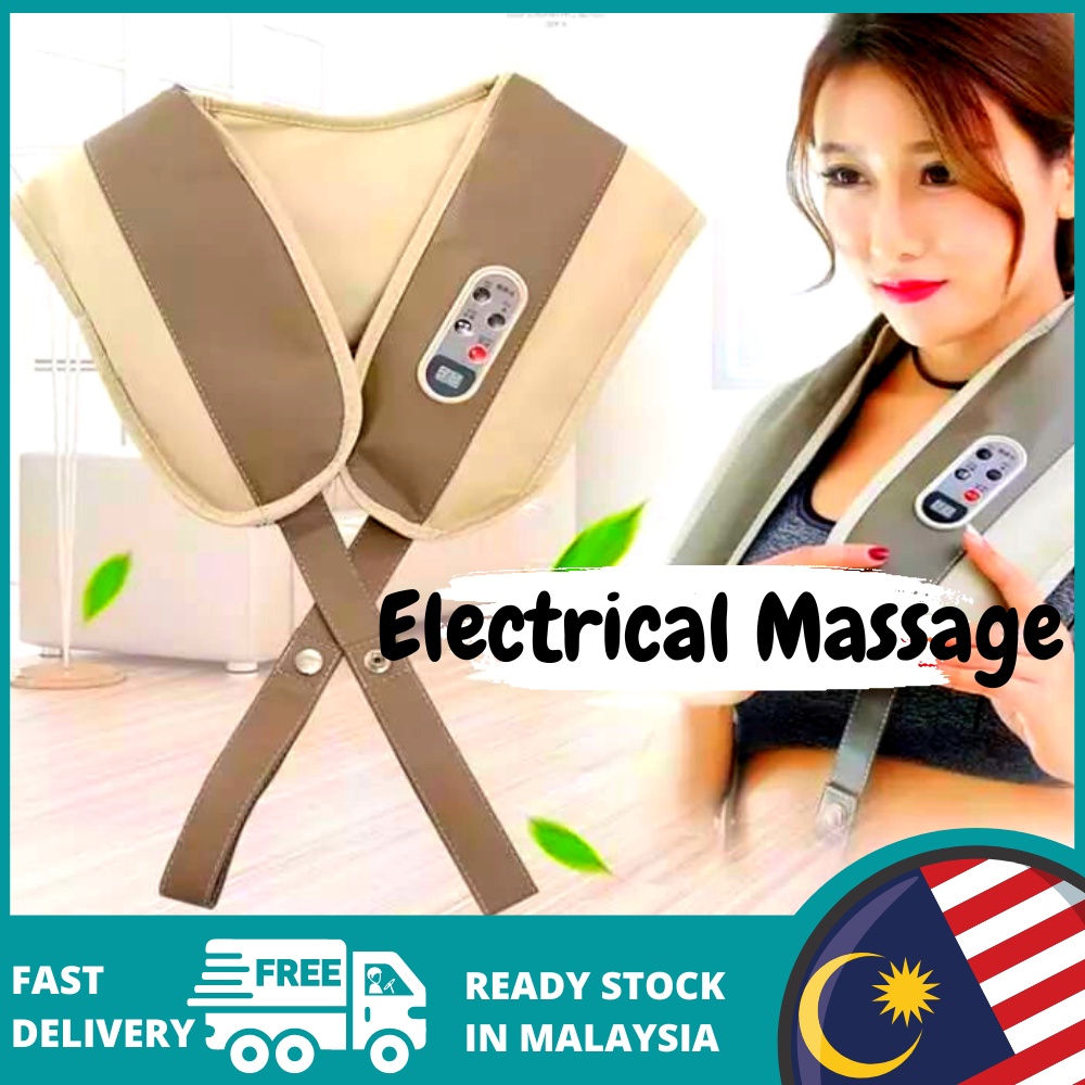 🔥 Ready Stock 🔥Massage Electrical Shiatsu Multifunctional Back Shoulder ...