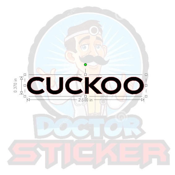 STICKER CUCKOO DESIGN PENAPIS AIR | Shopee Malaysia