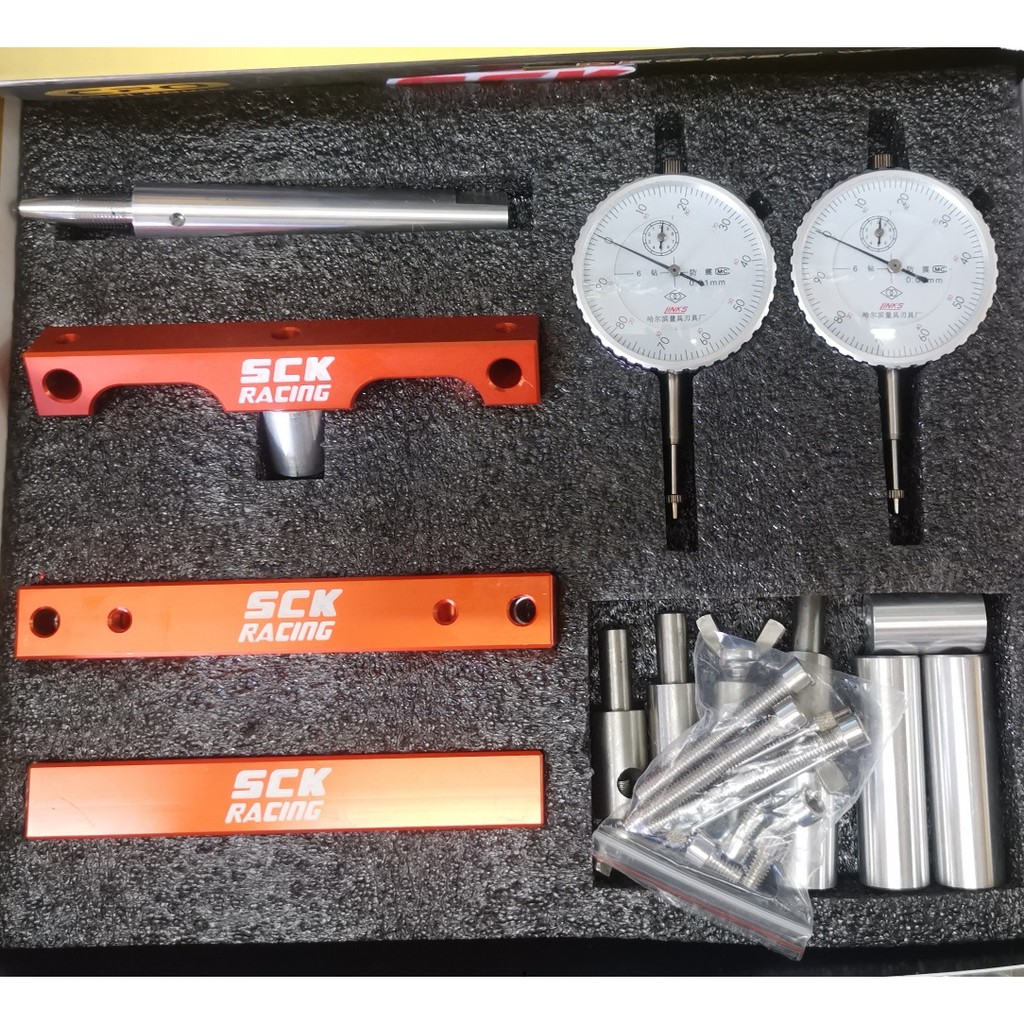 SCK DEGREE Wheel Set & Dial Indicator Analoge Meter With Holder Set ...