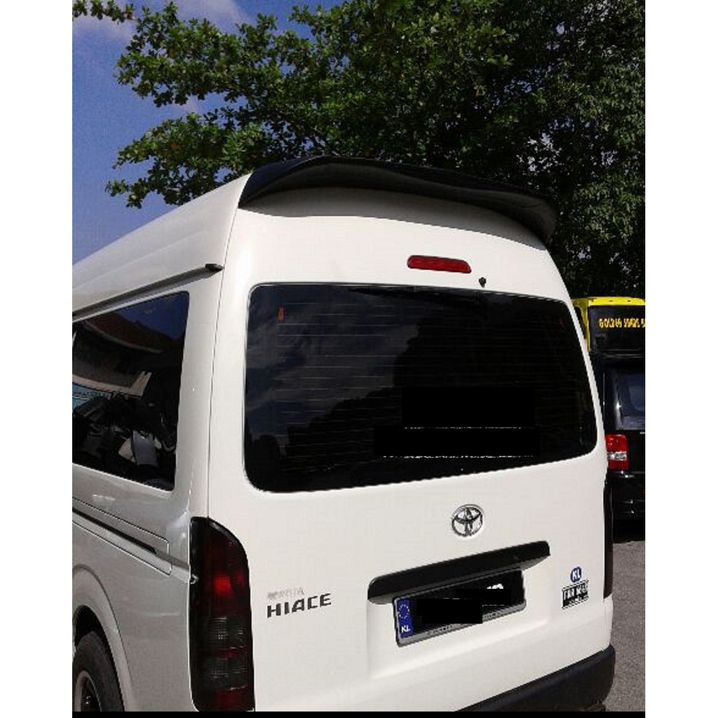 Toyota Hiace Van 2012 Spoiler Fiber High Roof Window Van Fiber Material ...