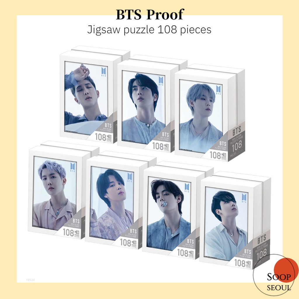 BTS PROOF Jigsaw puzzle Official MD 108pieces / 7 types / jin jimin v ...