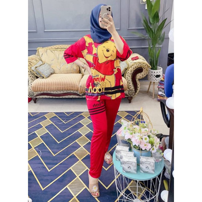 BAJU SET POOH DEWASA | Shopee Malaysia