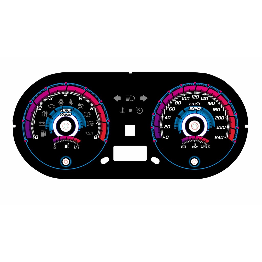 [PRE ORDER] Panel Instrument Cluster Meter Speedometer Custom Proton ...