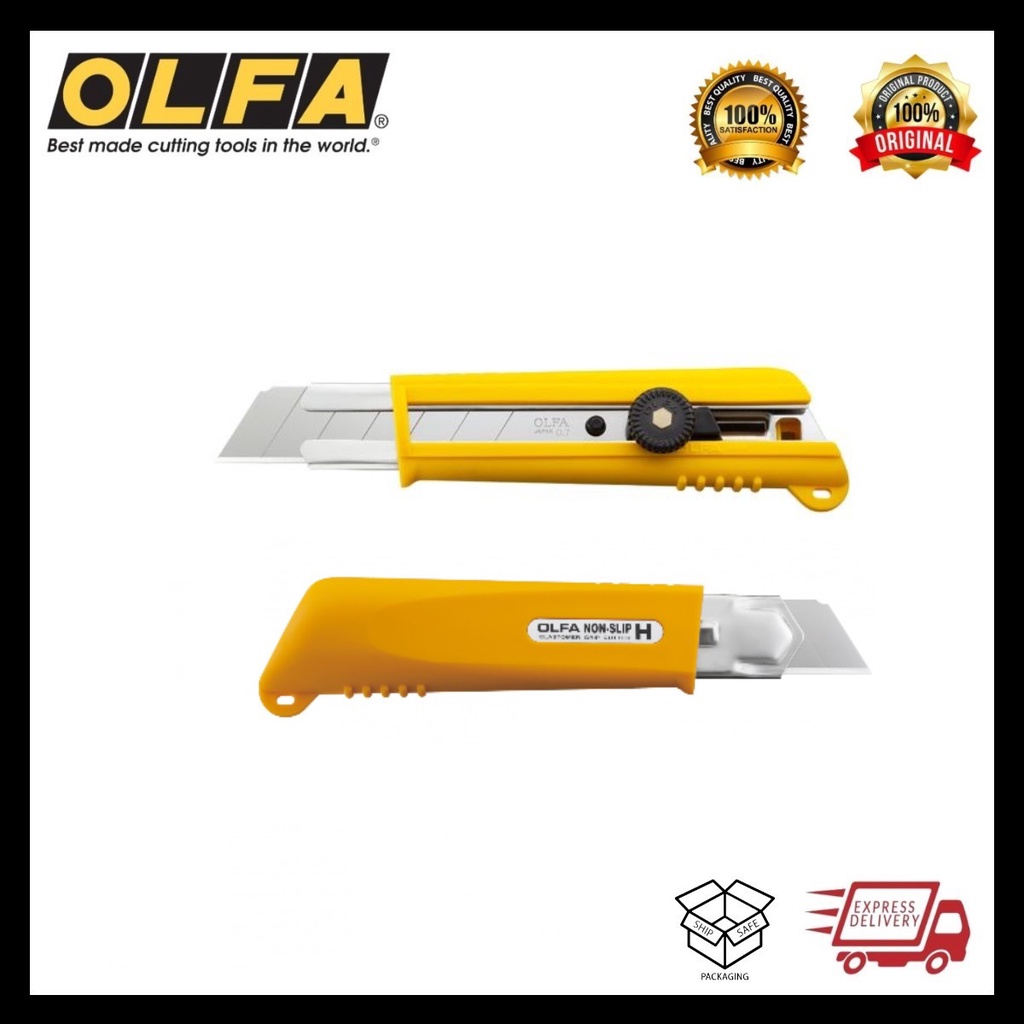 OLFA Comfort Grip Heavy Duty Cutter NH-1 | Shopee Malaysia