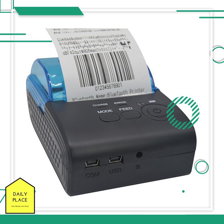 Zjiang Mini Portable Bluetooth Thermal Receipt Printer | Shopee Malaysia