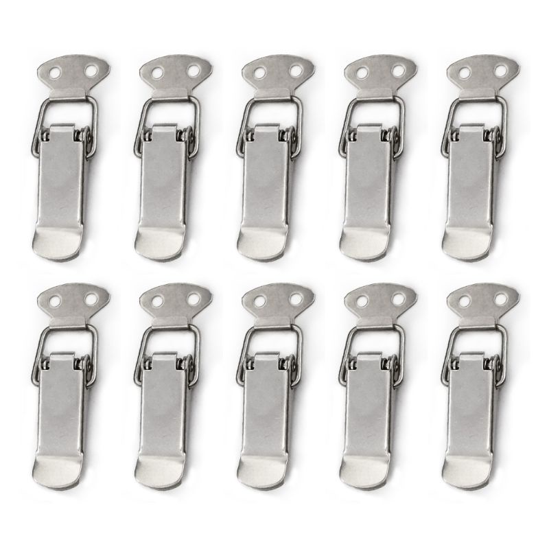 PCF* 10 Pcs Suitcase Chest Tool Box Locking A05 Spring Loaded Buckle ...