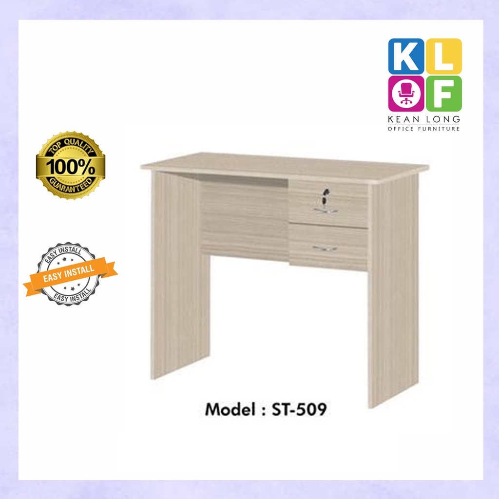 KLOF Office Table 3 Feet With Drawer / Meja Pejabat 3 Kaki Dan Laci ...